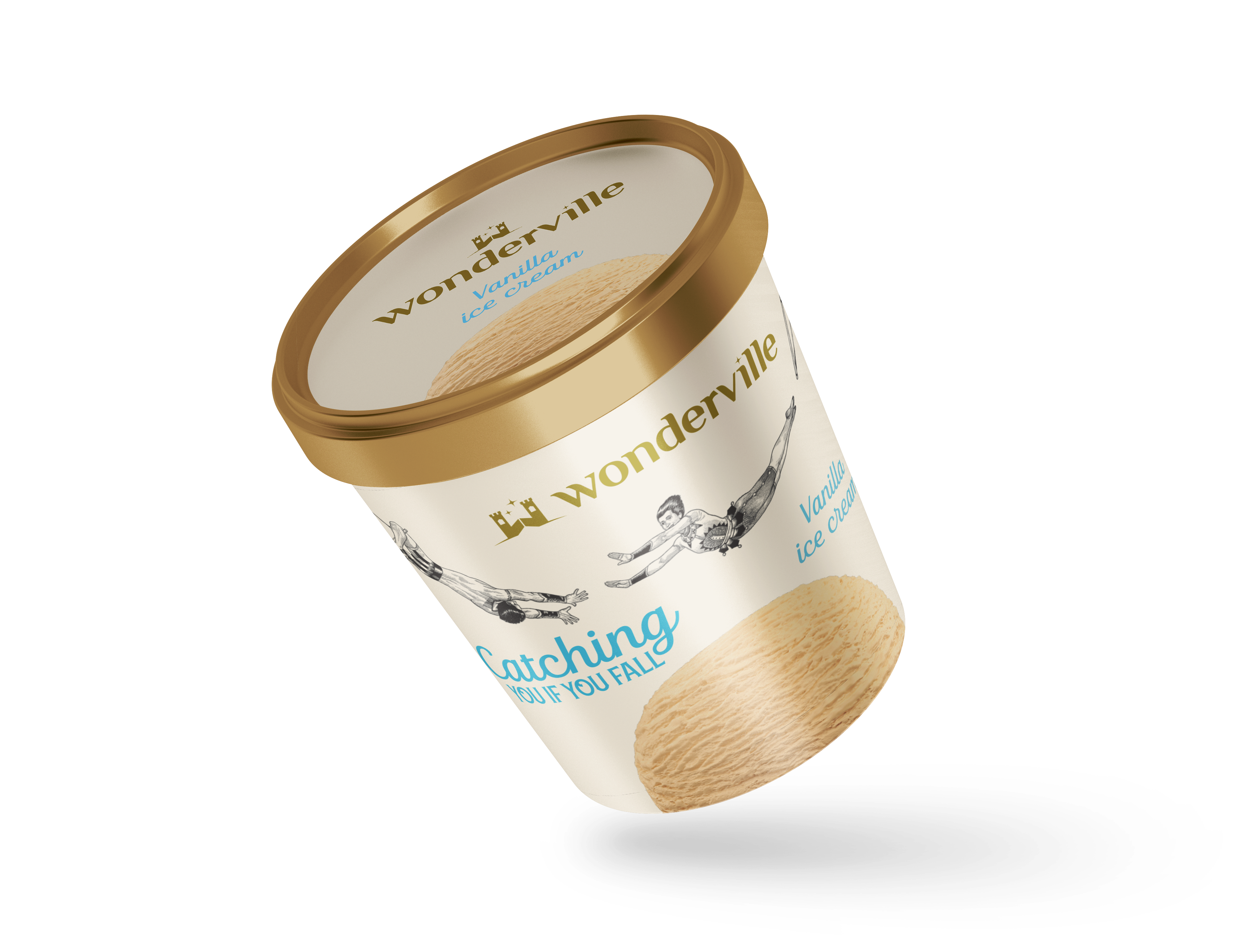 Buy Wonderville Vanilla Cup Ice Cream, 150ml Online in Egypt | Talabat ...